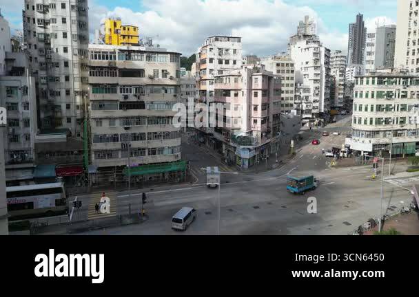 Historic Boundary Street in Kowloon, Hong Kong Aug 23 2025 Stock Video ...