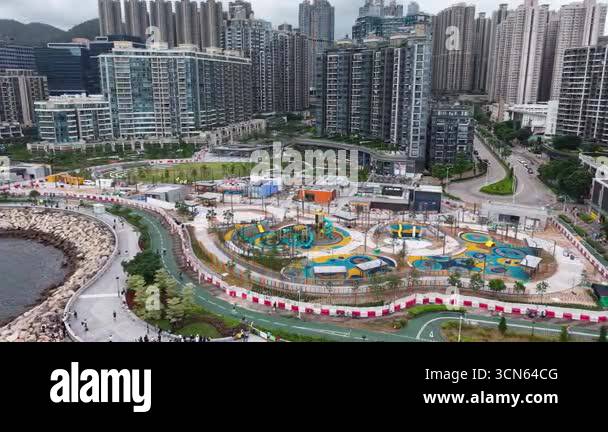 Scenic Tseung Kwan O Waterfront Park in Hong Kong Aug 24 2025 Stock ...