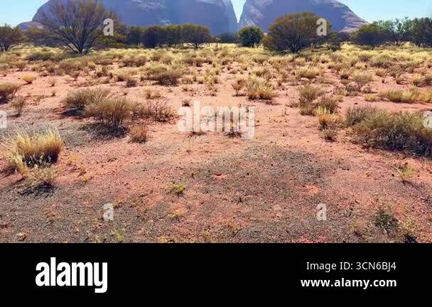 Breathtaking view of Uluru, also known as Ayers Rock, located in ...