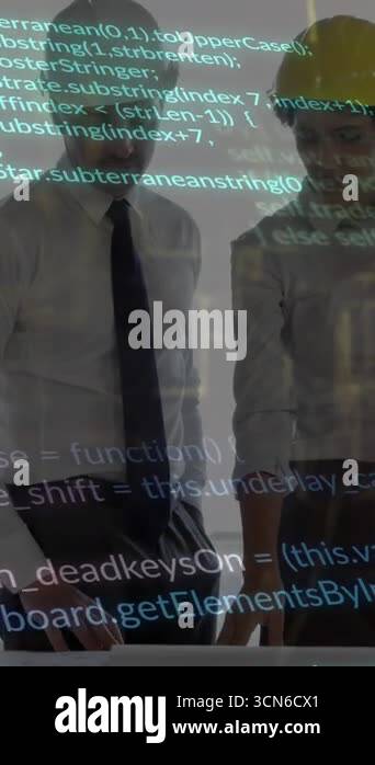 Animation of computer language and navigation pattern over diverse ...