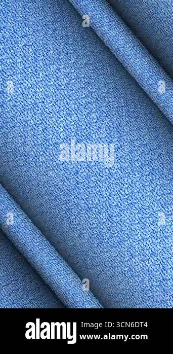 Sky blue cotton cloth drifting in texture rotation, evoking freshness ...