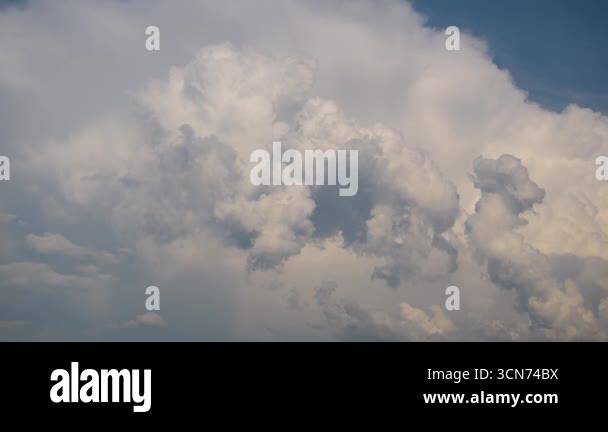 Formation of thunderclouds in mountainous areas Stock Video Footage - Alamy