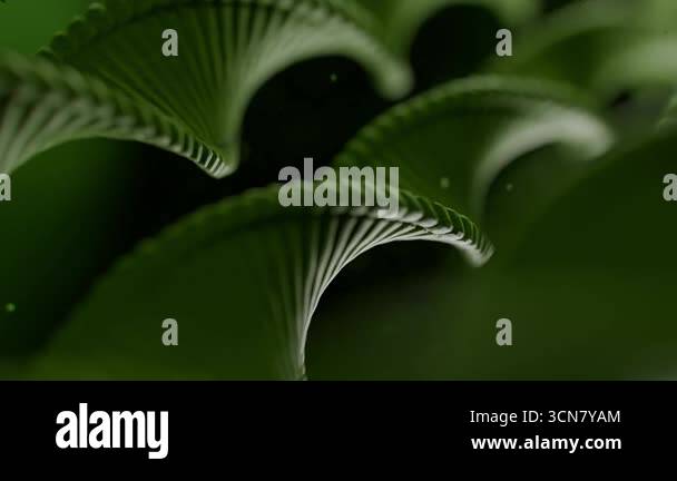 Intertwining green helix structures abstractly represent DNA strands in ...