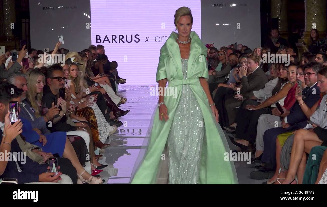 Lady Victoria Hervey models on the catwalk at the Barrus '7 Hills, 7 ...