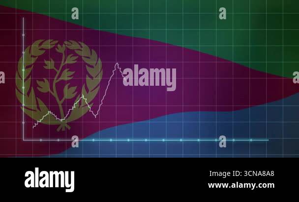 After baseline drawing, animated line graph tracking trends over ...