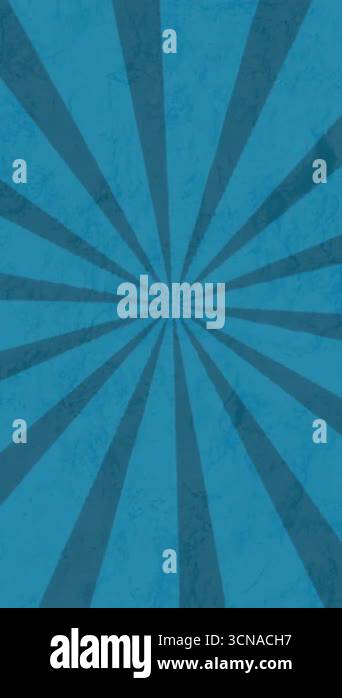 Animation of glowing lights over blue stripes spinning. Colour, nature ...