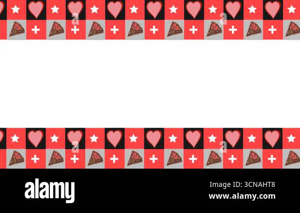 2D Cartoon Food Motion Animation. for promotion and festival. Pizza ...