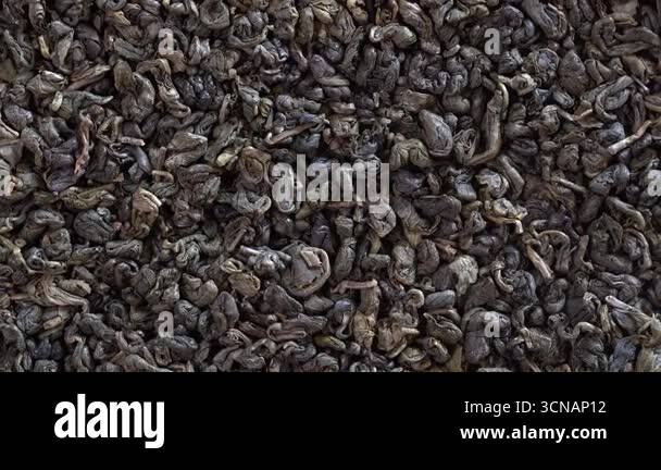 Green tea leaves background. Oolong tea rotates. Abstract food textures ...