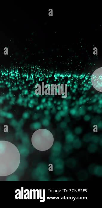 Animation of white spots over spots. Abstract background and digital ...