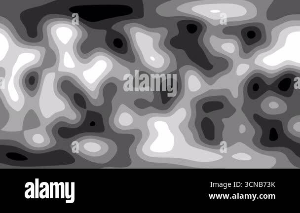 Topographic contour lines animation map seamless pattern. Map of ...