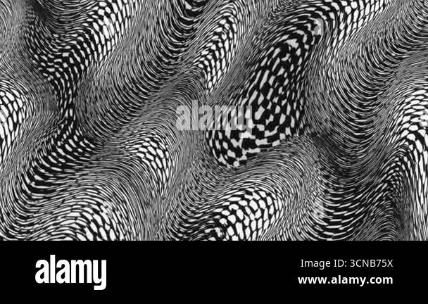 This mesmerizing seamless texture features a distorted grid of circles, creating an optical ...