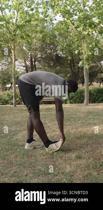 Man stretching tendons outdoors Stock Videos & Footage - HD and 4K ...