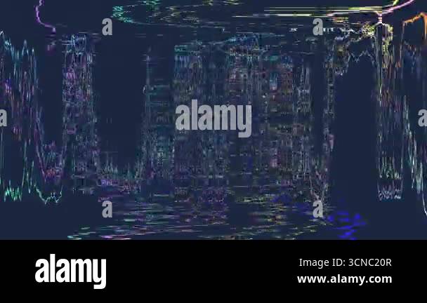 abstract digital glitch background. glitch technology, error. 3 d rendering Stock Video Footage ...