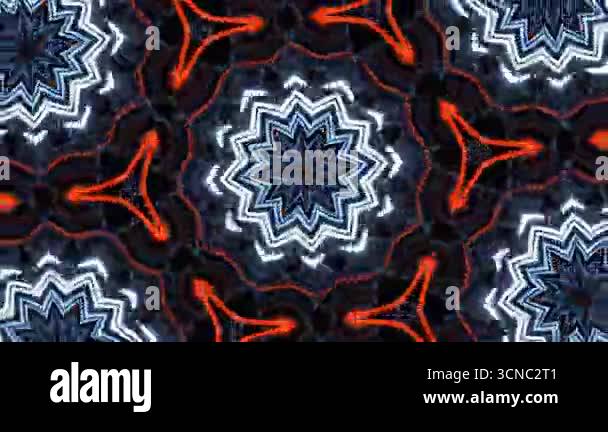 Seamless Animated VJ Pattern Background Stock Video Footage - Alamy