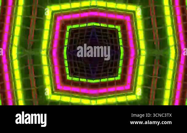 Seamless Animated VJ Pattern Background Stock Video Footage - Alamy
