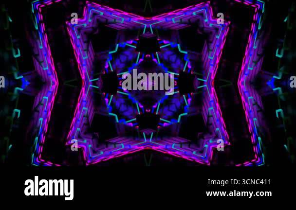 Seamless Animated VJ Pattern Background Stock Video Footage - Alamy