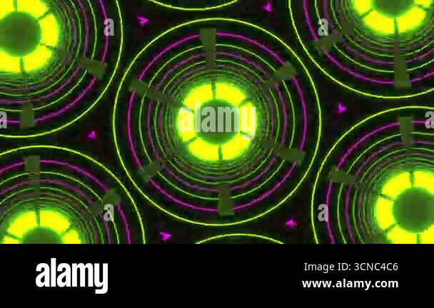 Seamless Animated VJ Pattern Background Stock Video Footage - Alamy