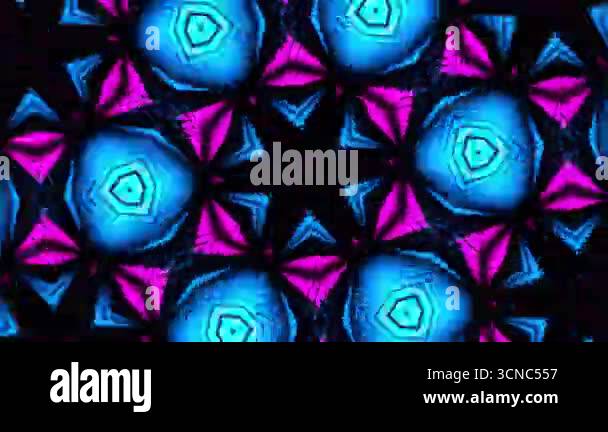 Seamless Animated VJ Pattern Background Stock Video Footage - Alamy