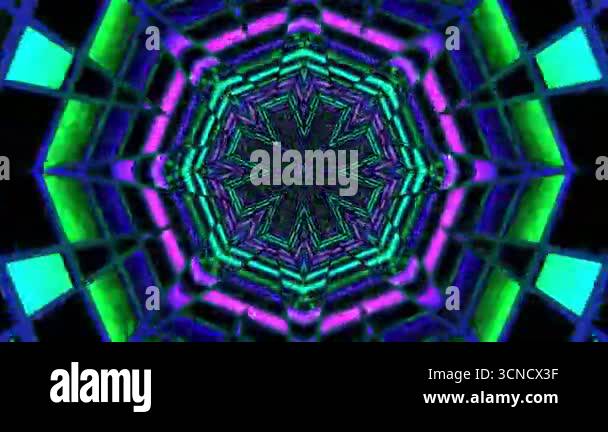 Seamless Animated VJ Pattern Background Stock Video Footage - Alamy