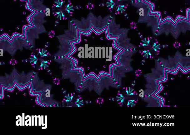 Seamless Animated VJ Pattern Background Stock Video Footage - Alamy