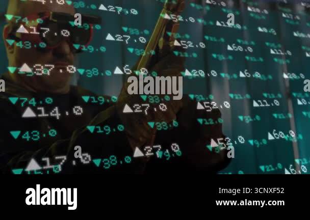 Metalworker raising welding torch while data overlay guiding alignment ...