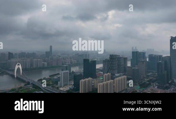 Lupu Bridge in Shanghai, China. The bridge distinctive arch-shaped ...