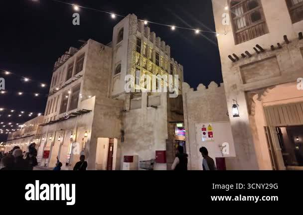 Doha street lights Stock Videos & Footage - HD and 4K Video Clips - Alamy