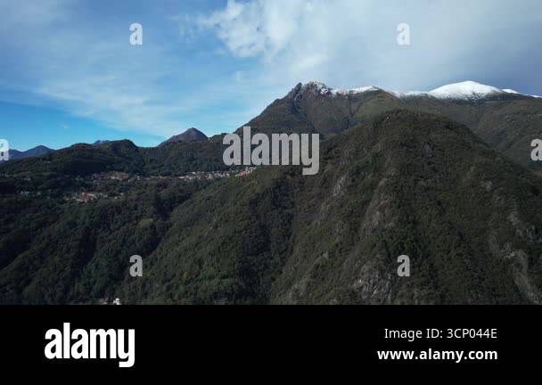 A Majestic Aerial View of the Breathtaking Mountain Range Overlooking a ...