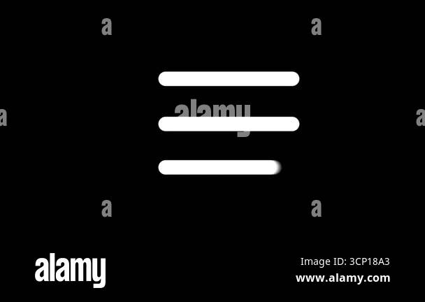 White Setting Icon Animation on Black Background Stock Video Footage ...