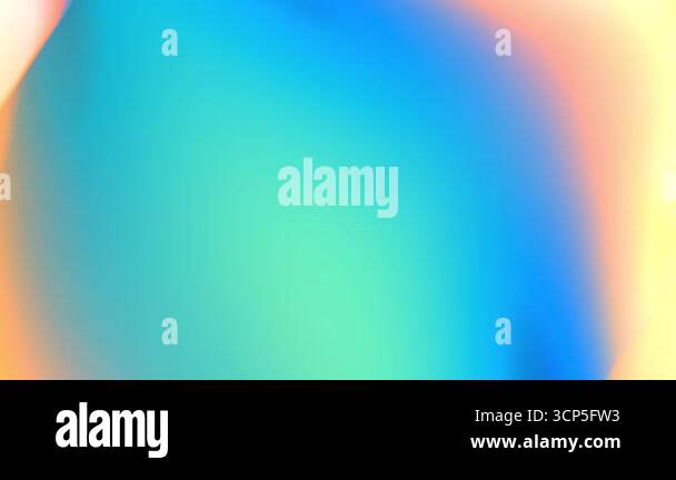 Vibrant gradient transition flows through calming blue, teal, and warm ...