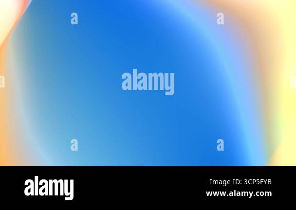 Vibrant gradient transition from deep blue to soft yellow, evoking calm ...