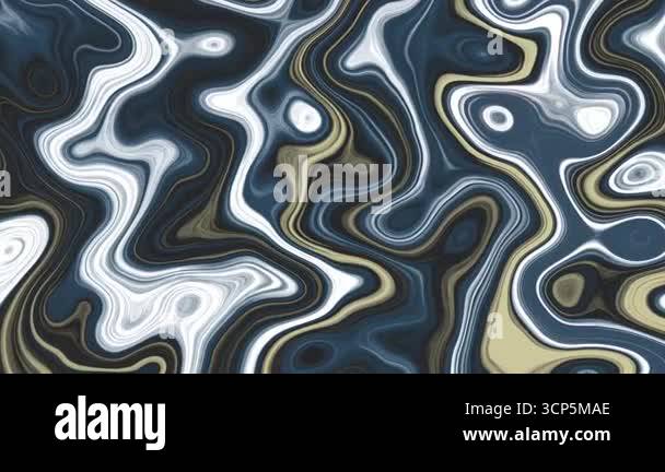 A modern, abstract motion graphic of a seamless liquid marble texture ...