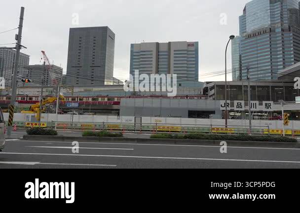 Shinagawa, Japan Tokyo Early morning September 2024 Stock Video Footage ...