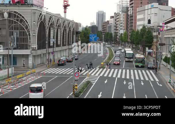 Shinagawa, Japan Tokyo Early morning September 2024 Stock Video Footage ...