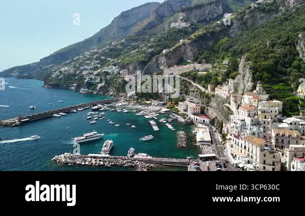 Explore the beautiful Amalfi Coast in Italy through stunning aerial ...