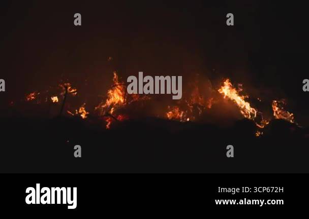 Dramatic scene flames smoke Stock Videos & Footage - HD and 4K Video ...