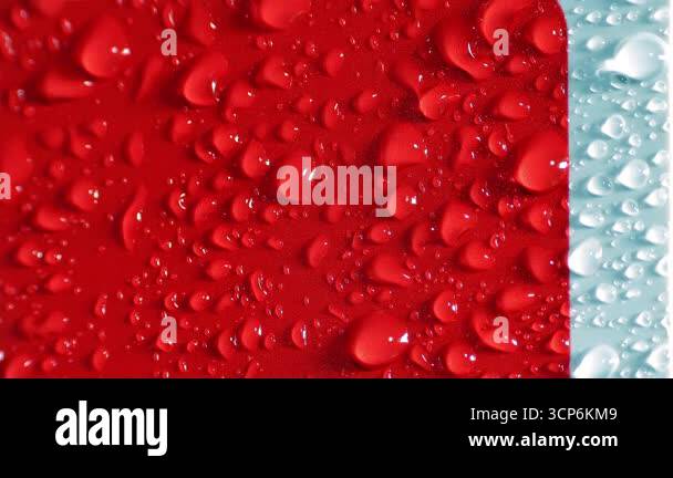 Raining On Outdoor Sign Detail 2 Shots Stock Video Footage - Alamy