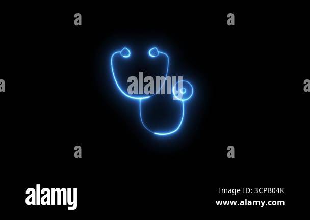 This motion graphics video features a captivating set of neon ...