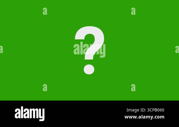 A looping glitch animation of a colorful question mark breaking into ...