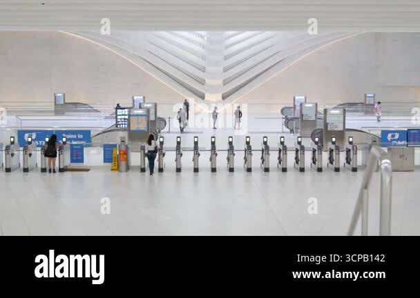 New York City, United States - 10 Sept 2023: World Trade Center Oculus ...