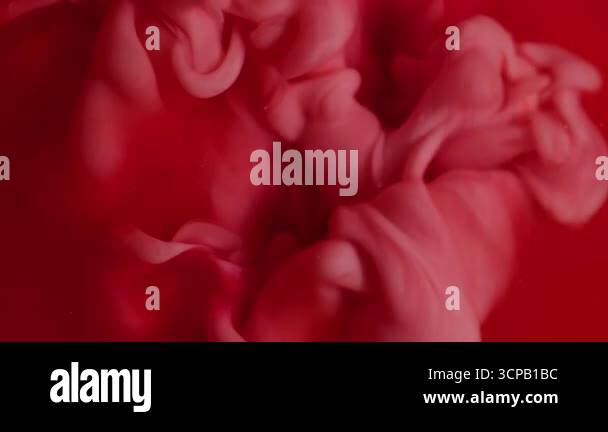 Haze wave. Liquid texture. Defocused pink red crimson color vapor wet ...