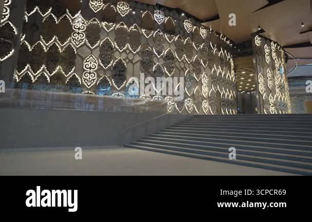 Decorative partitions enriched with Tatar patterns brighten theater ...