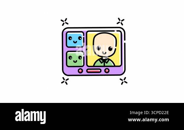 Combining elements in a presentation board animation for interactive ...