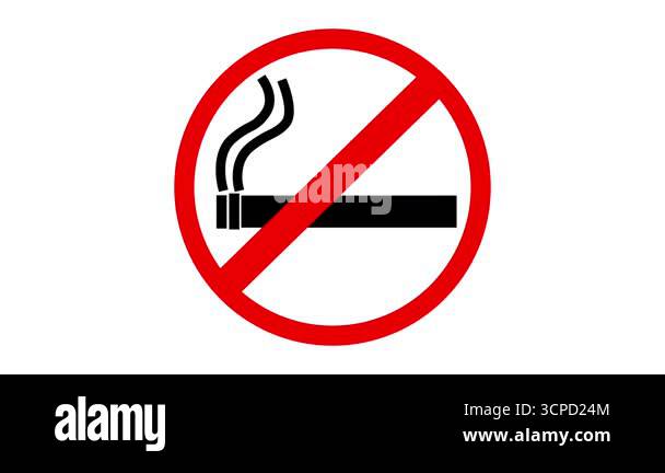 No smoking vector sign Stock Videos & Footage - HD and 4K Video Clips ...