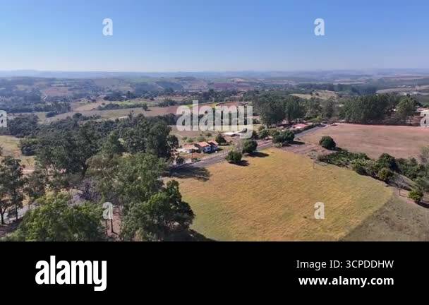 Sao Benedito Das Areias Skyline At Mococa In Sao Paulo Brazil ...