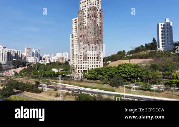 Residential Building At Sao Paulo In Brazil. Residential Tower ...