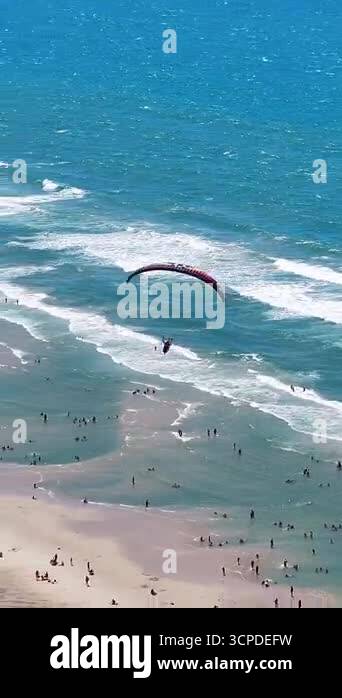 Parasail In Fortaleza Ceara Brazil. Idyllic Beach. Nature Landscape ...