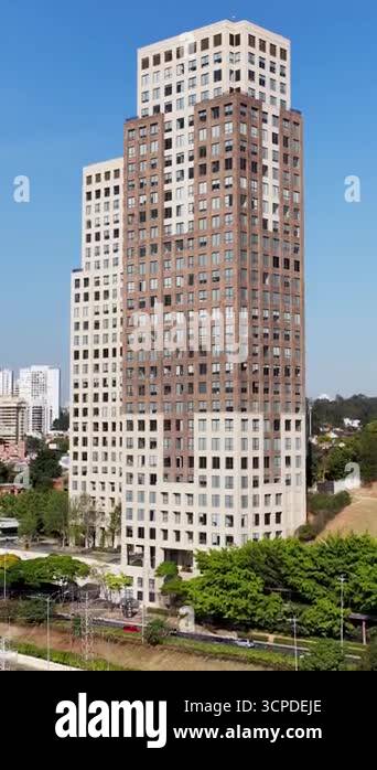 Residential Building At Sao Paulo In Brazil. Residential Tower ...