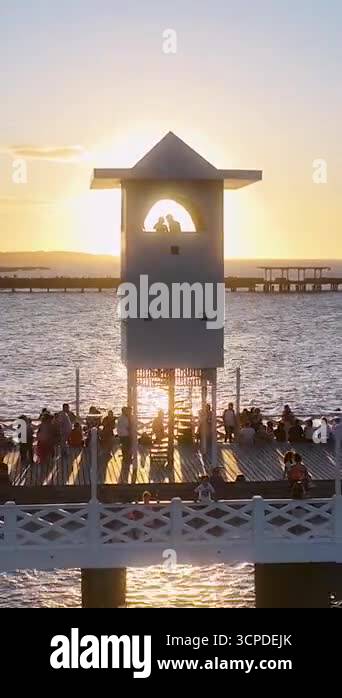 Fortaleza Ceara. Sunset English Pier At Fortaleza In Ceara Brazil ...