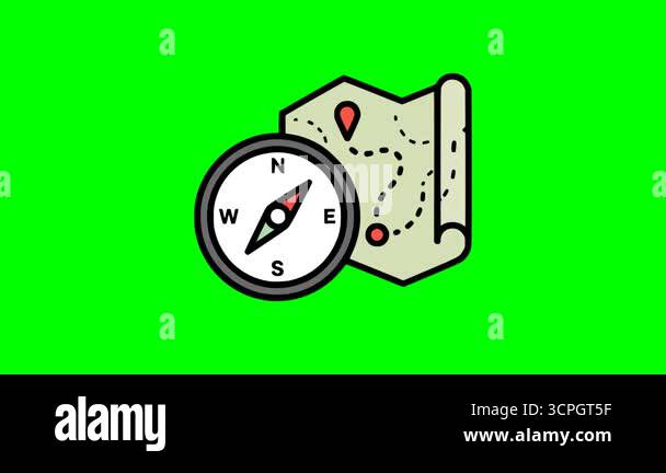 Drawing compass icon cartoon Stock Videos & Footage - HD and 4K Video ...